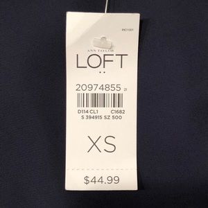 LOFT | Tops | Loft Navy Shortsleeve Buttondown Shirt | Poshmark